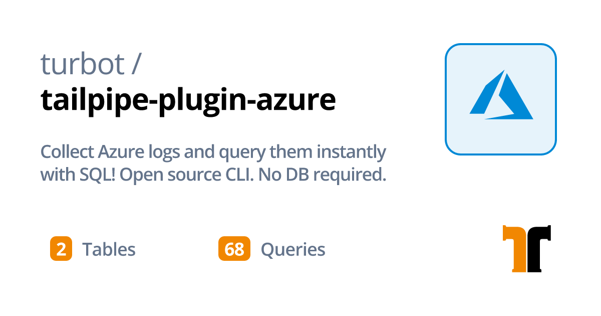 Azure plugin | Tailpipe Hub